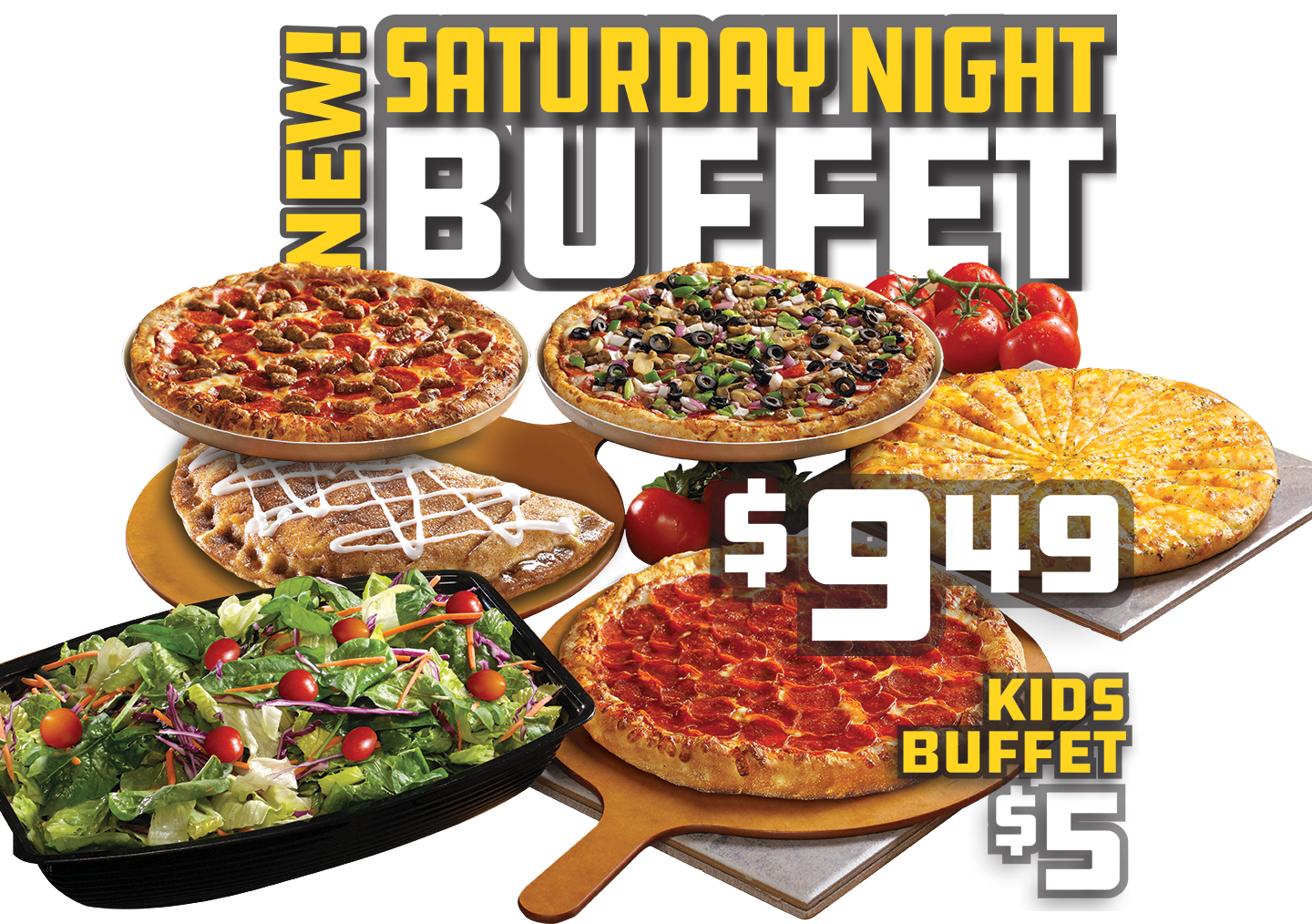 Saturday Night Buffet - Mazzios Pizza
